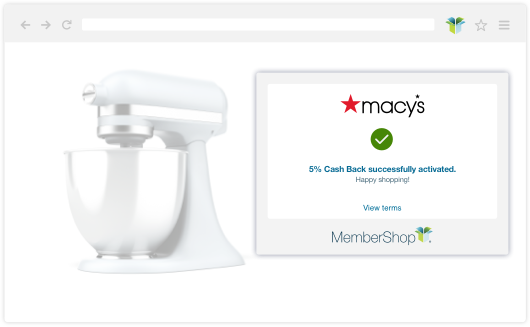 Button Browser Extension - USAA MemberShop